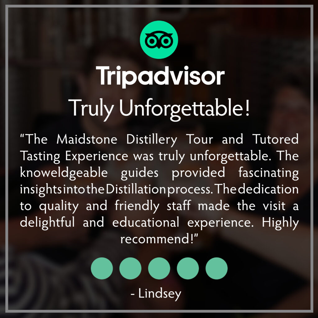 Distillery Experience & Tasting - Maidstone Distillery